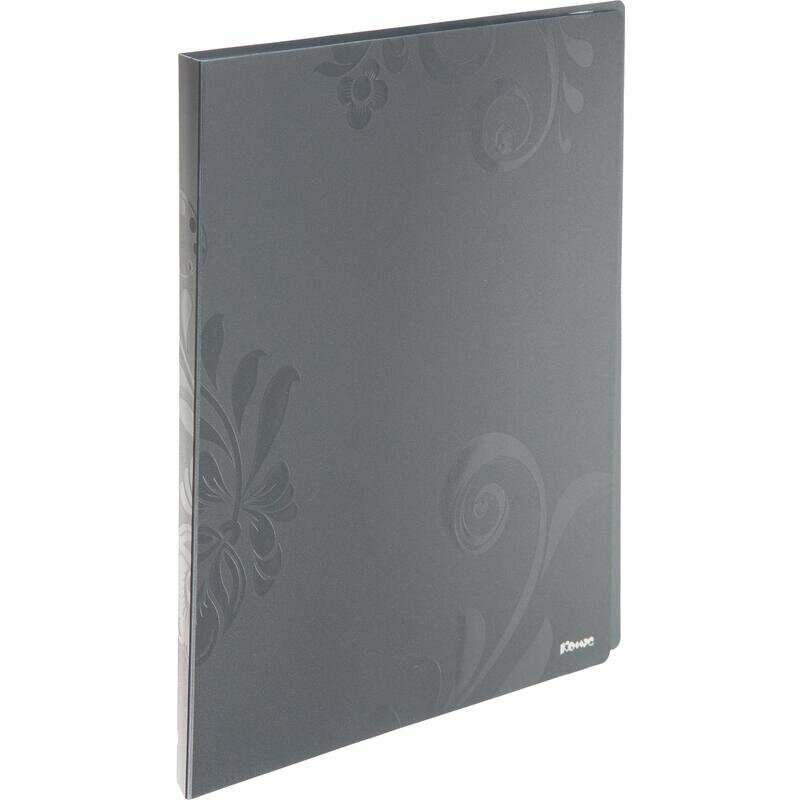 Папка файловая Комус Русская серия Mountain 20 файлов 17/0.9 A4 серая, 1898391