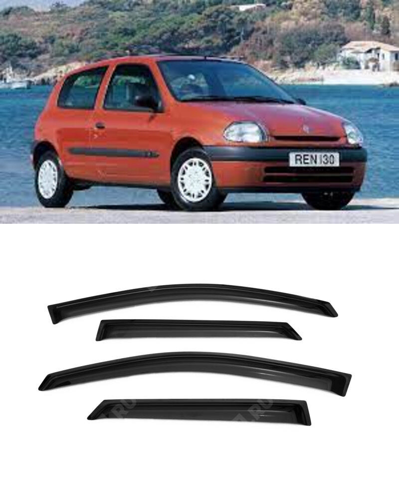 Дефлекторы боковых окон RENAULT Clio II седан / хетчбек 1998-2005