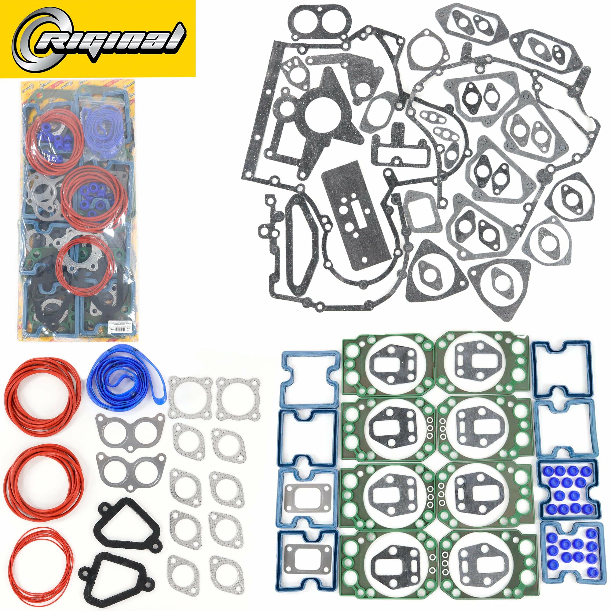 Прокладки двигателя (полный кт.) для а/м КАМАЗ ЕВРО-3 Riginal