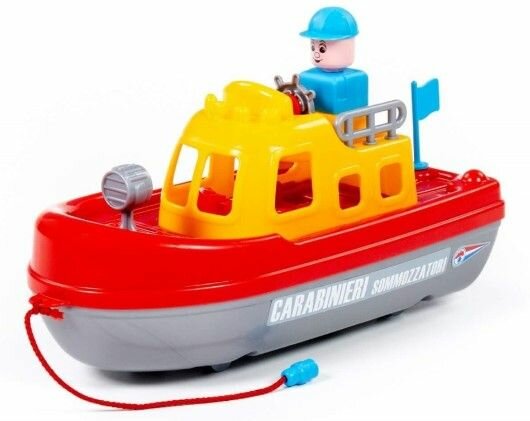 Детский корабль "Карабинер", игрушечный водный транспорт, сюжетно-ролевая пластиковая модель для мальчиков, микс