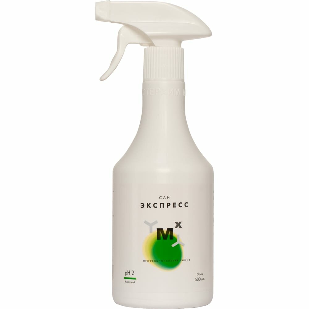Моющее средство для ванной и туалета, очиститель акриловых ванн, раковин и душевых кабинок мастерхим САН экспресс 500 МЛ 010КП05Т
