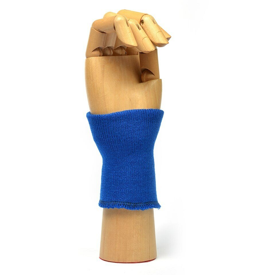 Манжеты для шитья 8x10см (манжеты трикотажные) цв. василек (5 пар)