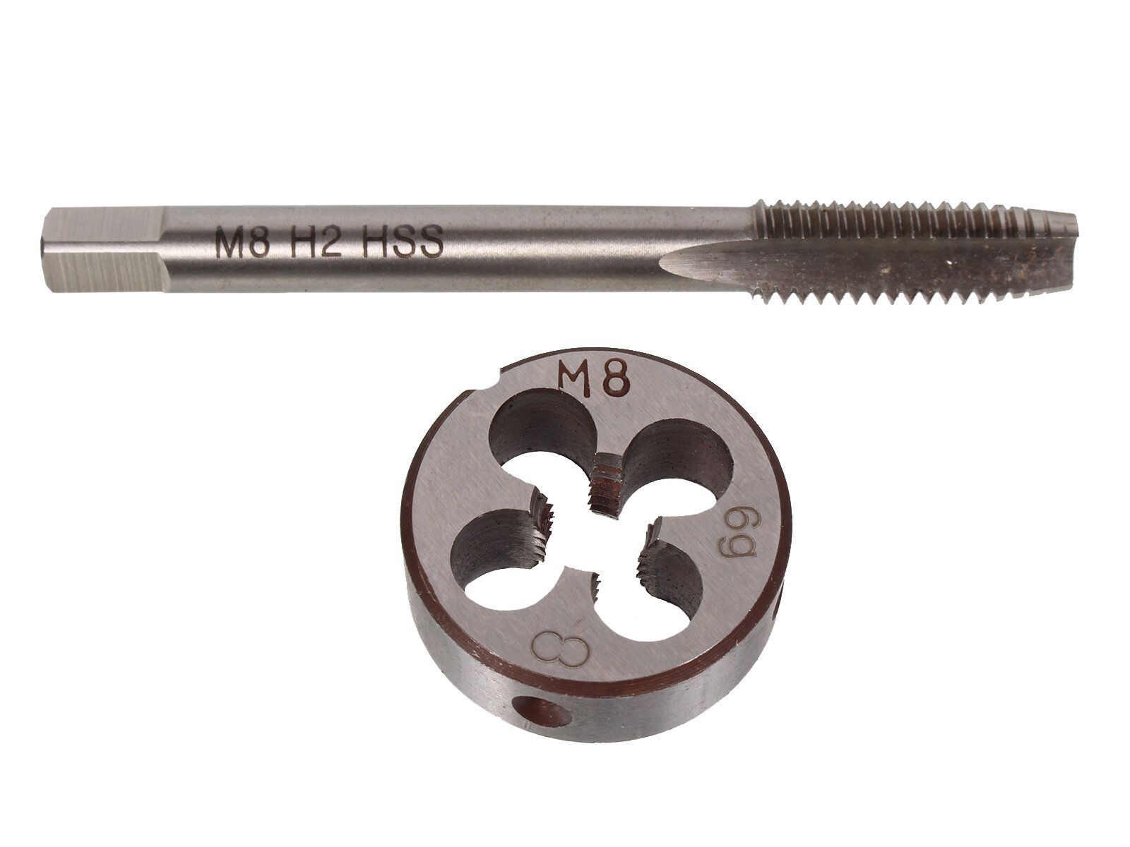 Комплект метчик и плашка М8х1.25