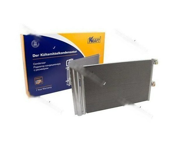 Радиатор кондиционера 2123 chevrolet niva kraft с ресивером 104042