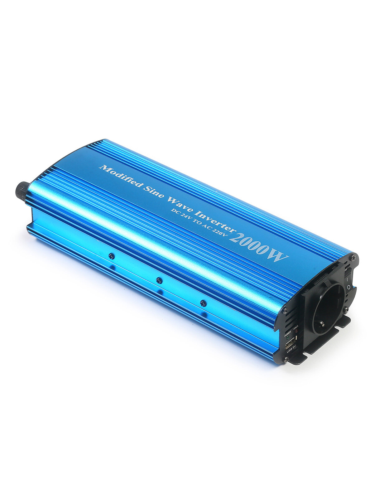 Преобразователь напряжения (Автомобильный инвертор) REMARK с 24 V на 220 V с USB (2000 вт) (25085)