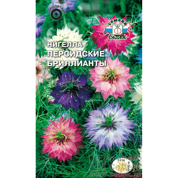 Семена нигеллы "Персидские бриллианты", смесь, 10 упаковок по 0,1 гр - красивый и яркий цветник. Высота растения достигает 60 см, что позволяет использовать его в групповых посадках, бордюрах и мавританских газонах.