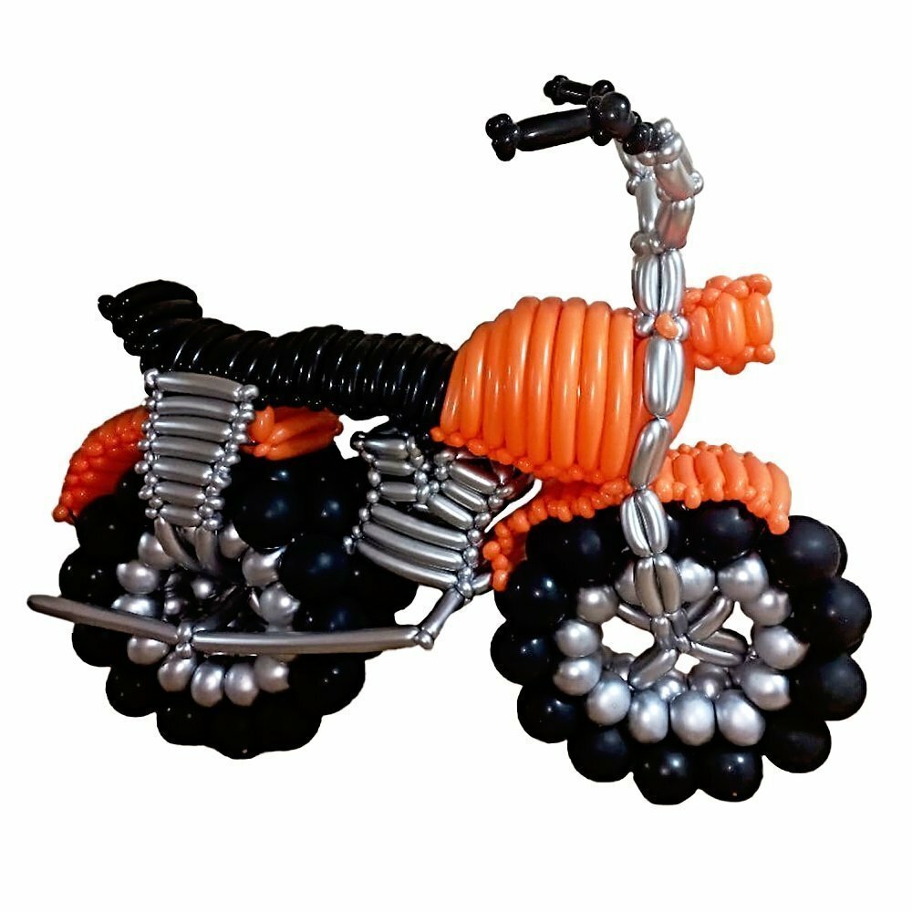 Фигура из шаров "Мотоцикл"