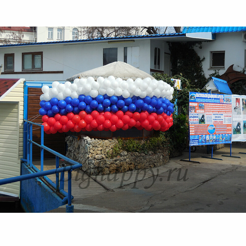 Флаг из воздушных шаров