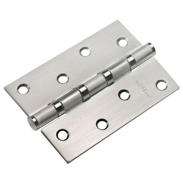 MORELLI петля универсальная 100х70х2,5мм матовый хром для мебели, дверей и корпусов