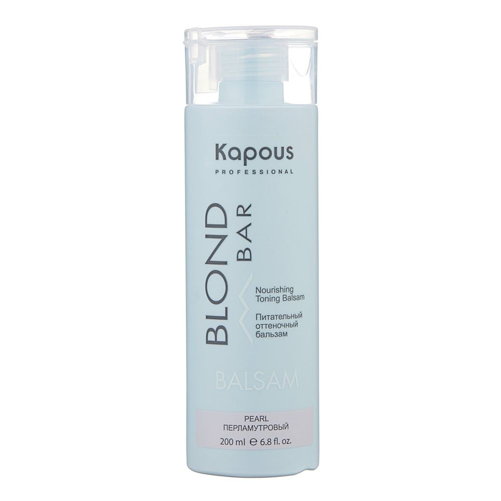 Краска для волос Kapous Professional Blond Bar Nourishing Toning Balsam, Перламутровый