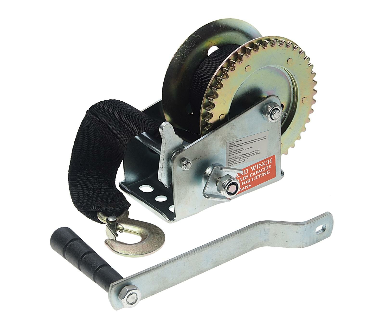 Лебедка ручная барабанная 450кг ROCKFORCE