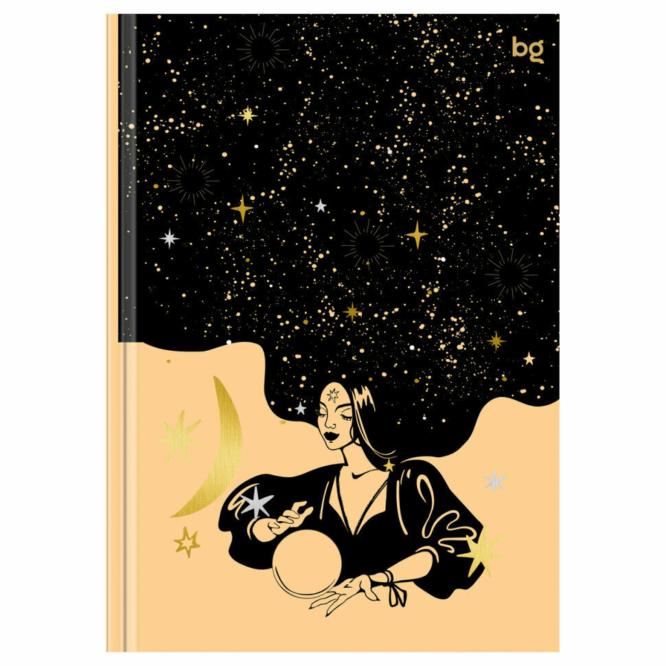 Записная книжка А5 80л. BG "Таро", матовая ламинация, тиснение фольгой, блок в точку, 100г/м2, 367810