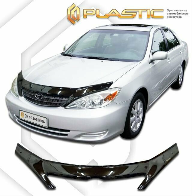 Дефлектор капота Toyota Camry ACV30,35 2001-2003 Classic черный exclusive