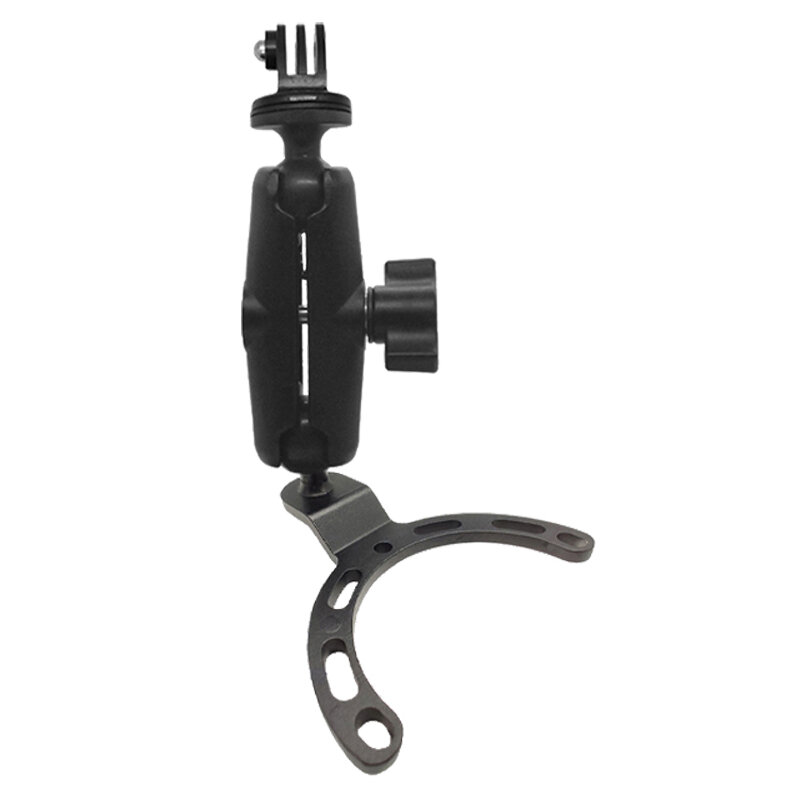 Крепление N-Star для экшн камер на бензобак мотоциклов Yamaha и др, муфта 95 мм шары 25 мм (1") (NS-AC-B9-BSFB)