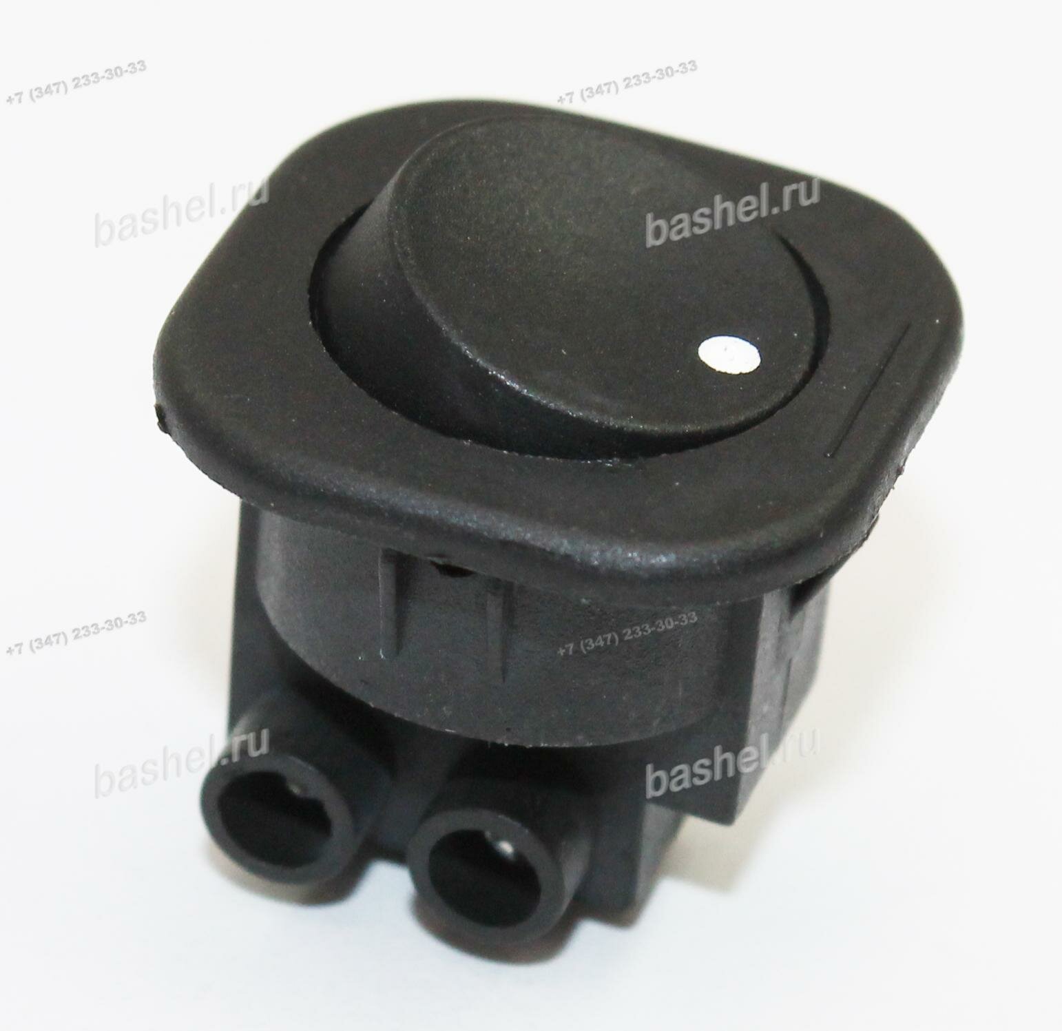 Выключатель MRS-101-7 2PIN ON-OFF, под винт, чёрный/чёрный, RUiCHi