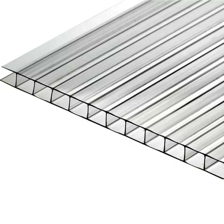 Сотовый поликарбонат Polygal прозрачный практичный 8 мм. Лист 12 м