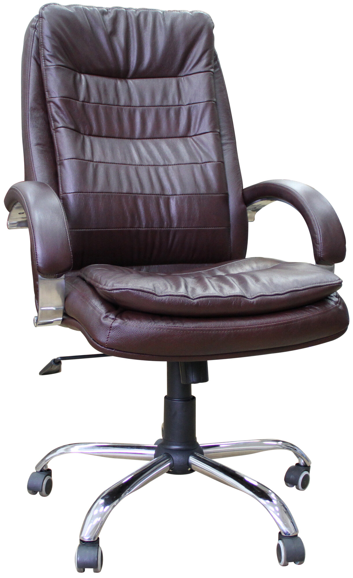 Офисное кресло Валенсия хром s кожа 3014