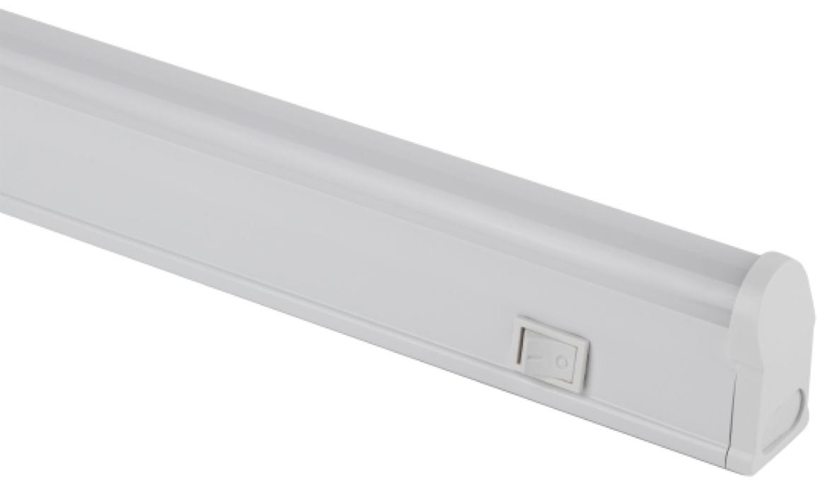 Светильник настенно-потолочный ЭРА LLED-01-08W-4000-W линейный, светодиодный 8Вт IP20 4000К 574х22х37мм, Б0017425 / освещение для дома