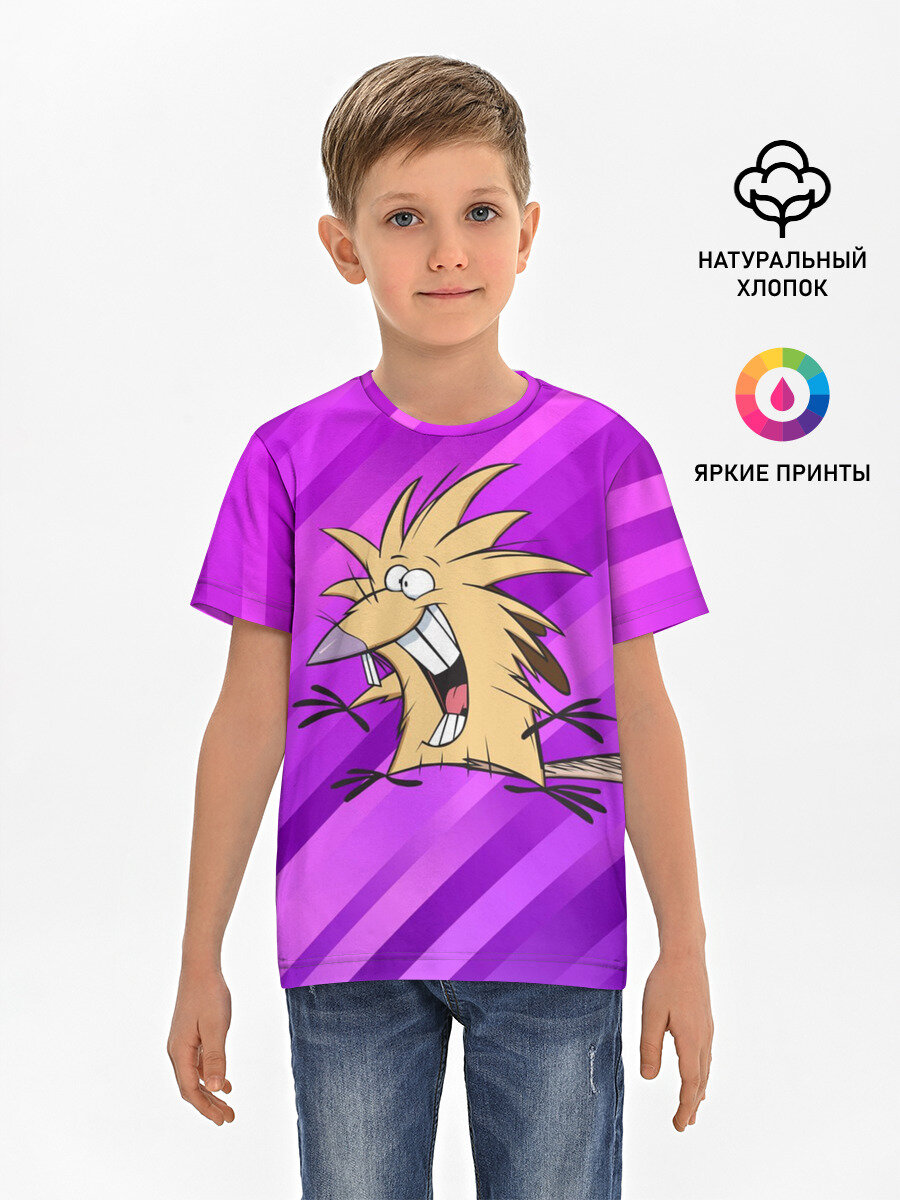 Футболка хлопковая детская Крутые Бобры