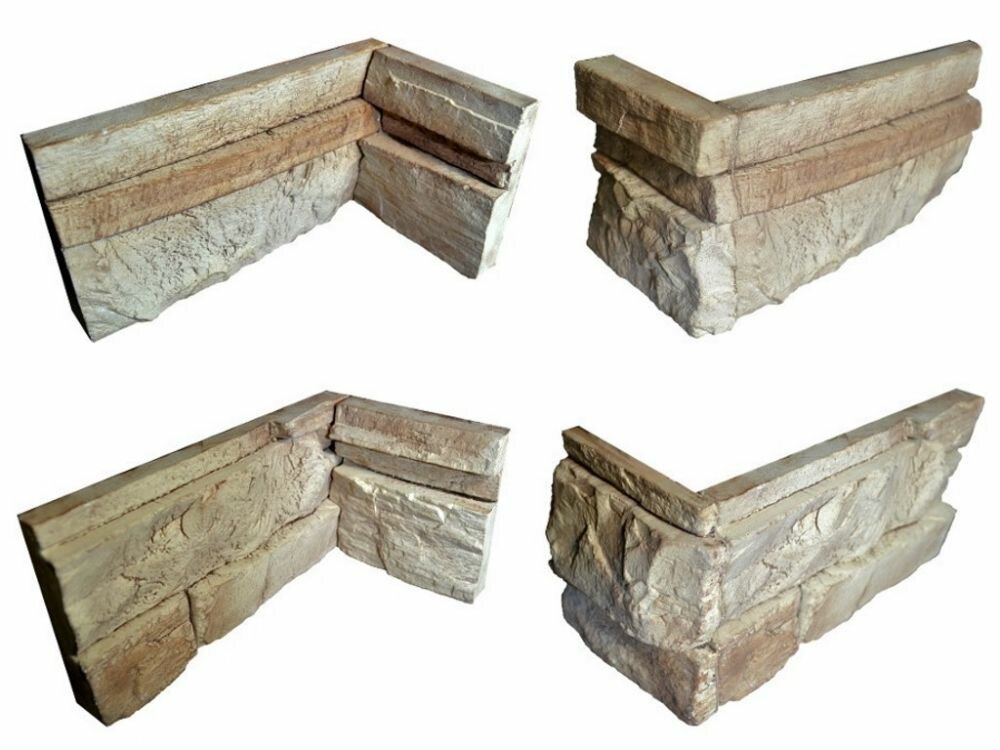 Угловой Элемент Русский Камень 1 м. п. Архангельский Грот Артикул 06.00. У Латте.