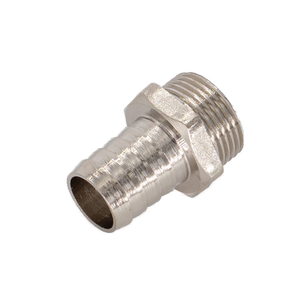 Штуцер СТМ 1/2х12 мм НР никель