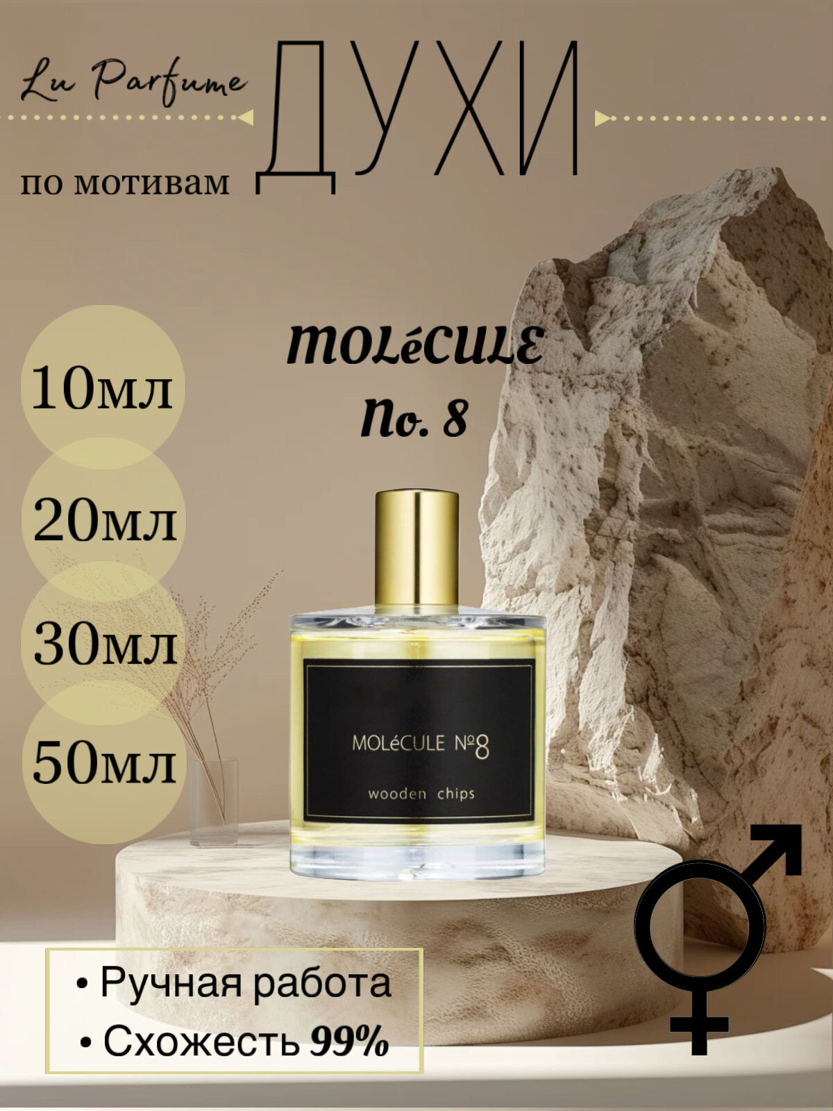 Духи по мотивам Molecule No. 8