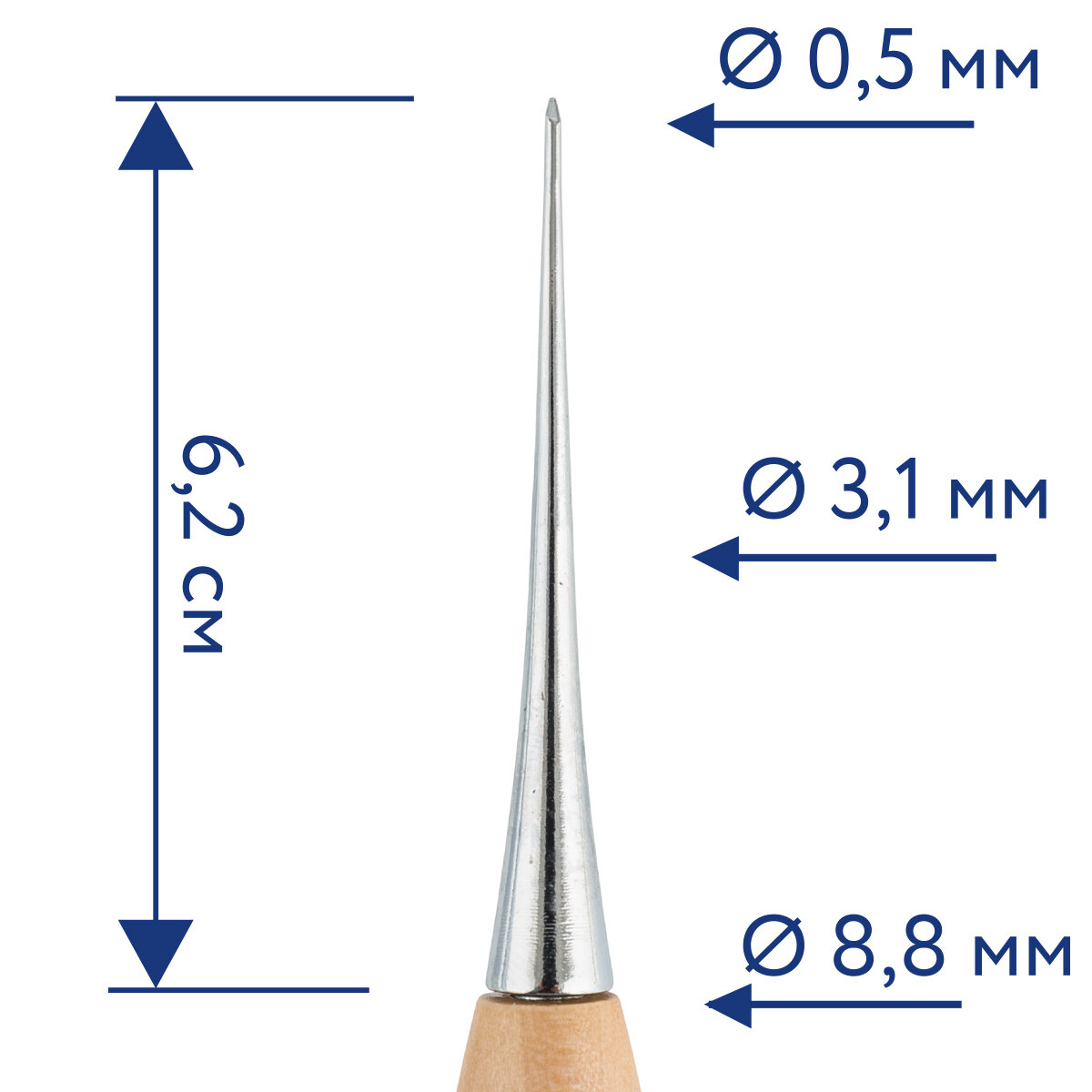 Gamma" CON-02 Шило универсальное в блистере "Конус