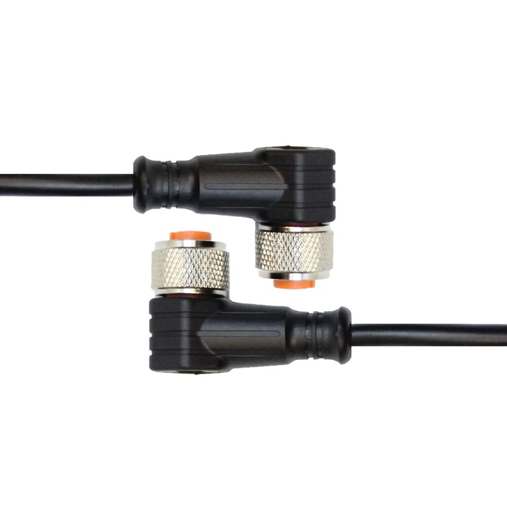 Кабель M12 1м, 4п, Female L to Female L, без светодиода