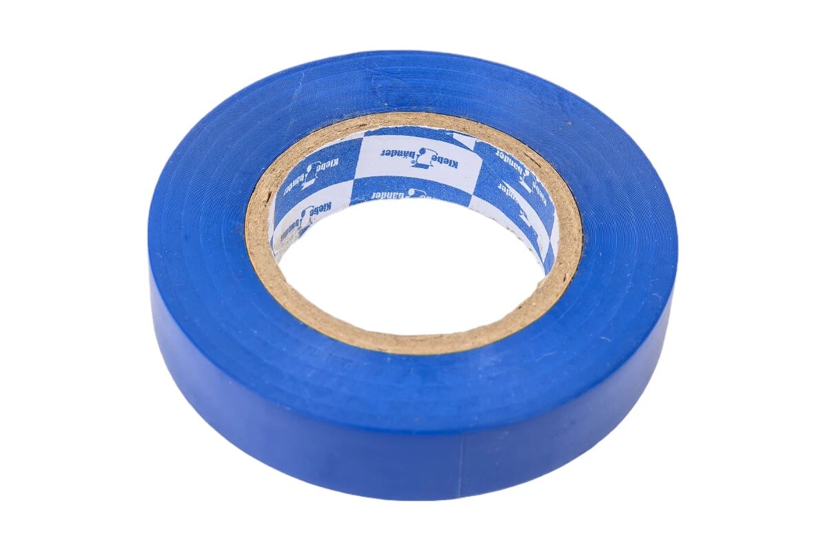 888 Изолента ПВХ синяя 20 м x 15 мм изоляционная лента для проводов и электрооборудования