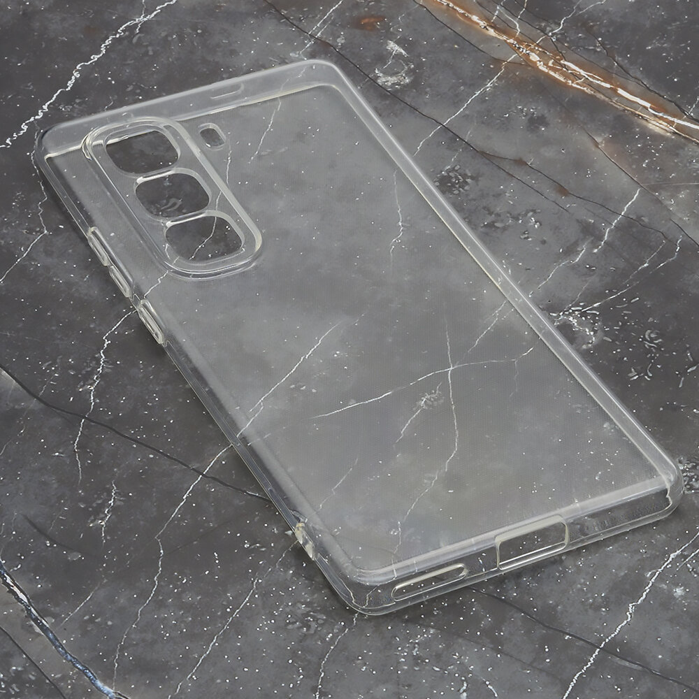Силиконовый чехол Jack Case Premium INFINIX HOT 50 PRO+ (4G) 2024 прозрачный