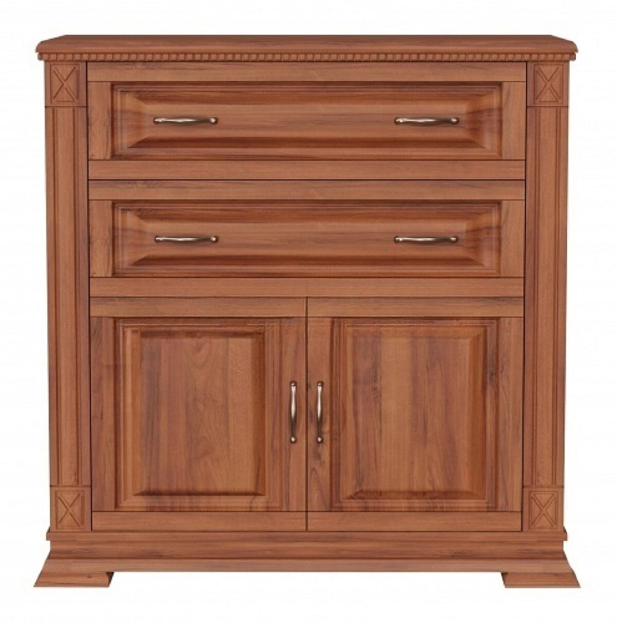 Комод для хранения вещей из массива сосны Верди PREMIUM 206, 90x45x90 дуб 2