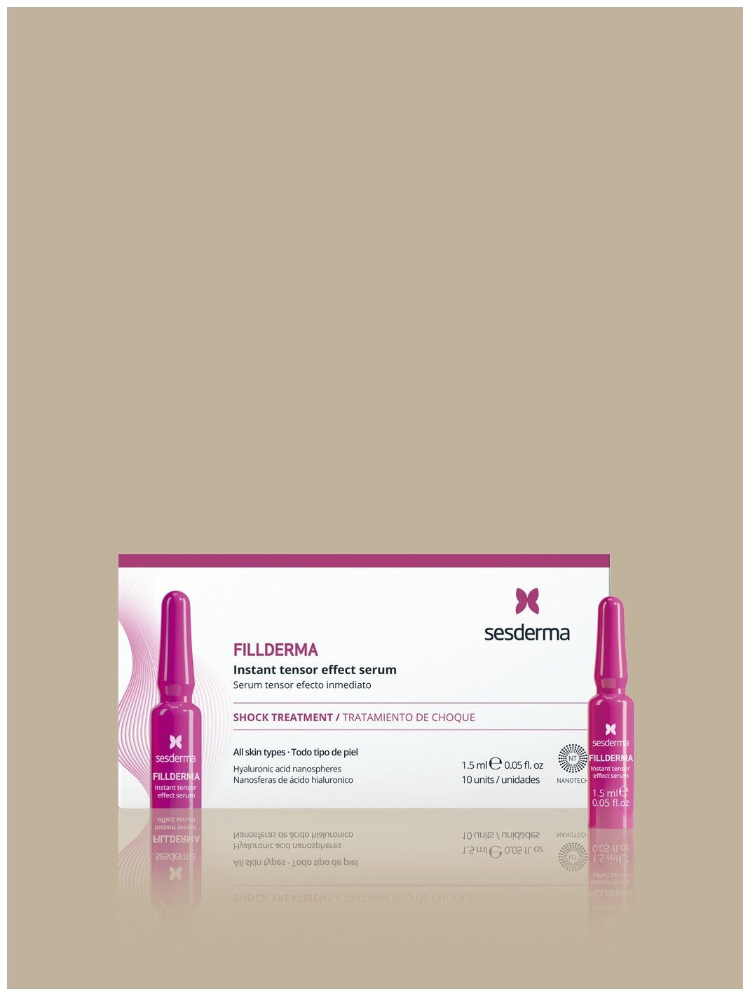 Fillderma Сыворотка для лица с эффектом филлера против морщин 10х1,5 мл