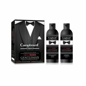 Набор для душа COMPLIMENT NEW BOSS Gentleman, для волос и бороды 250 мл, Бодрящий гель для душа, №1770