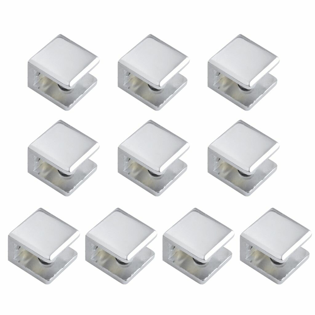 10 шт, крепежный зажим для стекла из цинкового сплава-K104 glass clip