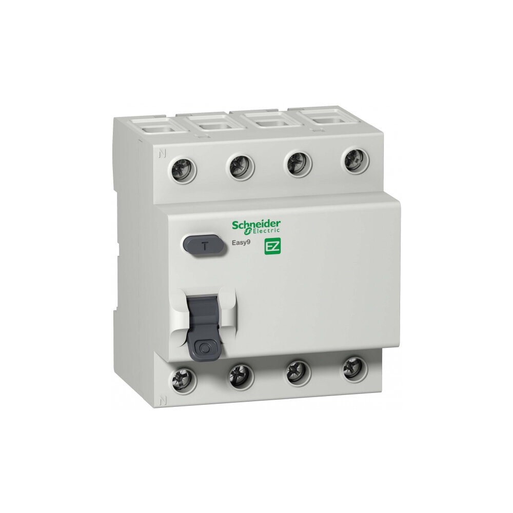 УЗО Schneider Electric Easy 9 SE, 4 полюса, ток утечки 300 mA, электромеханический