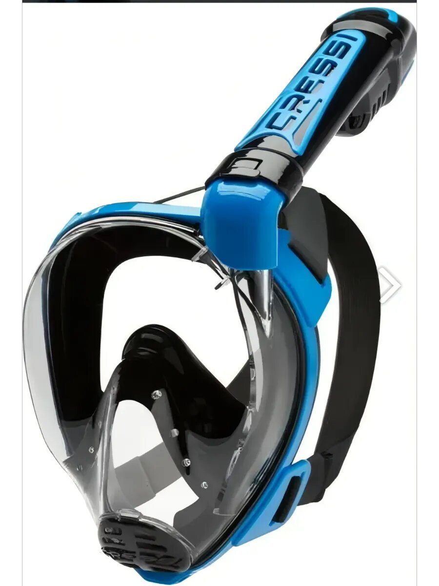 Маска полнолицевая CRESSI DUKE черно - синяя S-M