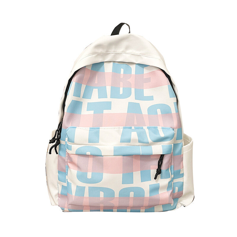 Рюкзак унисекс MARKANGARO MK-DWBA1592 белый, розовый, фиолетовый, черный, Backpack EU