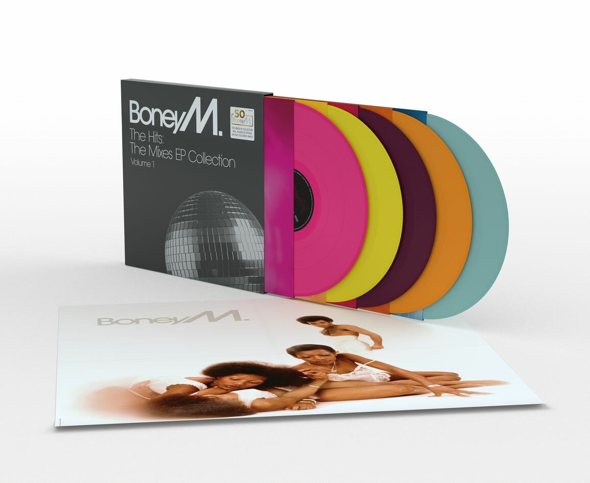 Виниловая пластинка Boney M. / The Hits: The Mixes EP Collection vol.1 (coloured) (5LP)