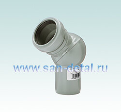Отвод с регулируемым углом 40 мм (U4NP)