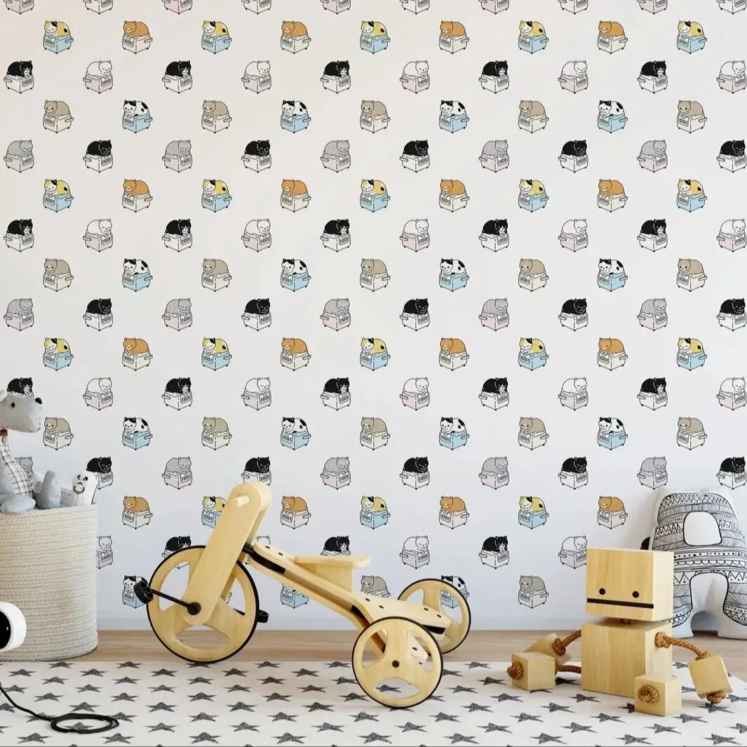 Детские бумажные обои Pixel&Wall Tradition Un-paste, 50cm X300cm