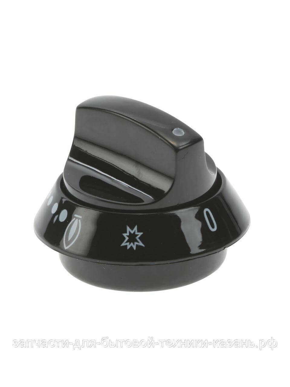 Ручка переключения для конфорки плиты Electrolux, черная. 3878780208