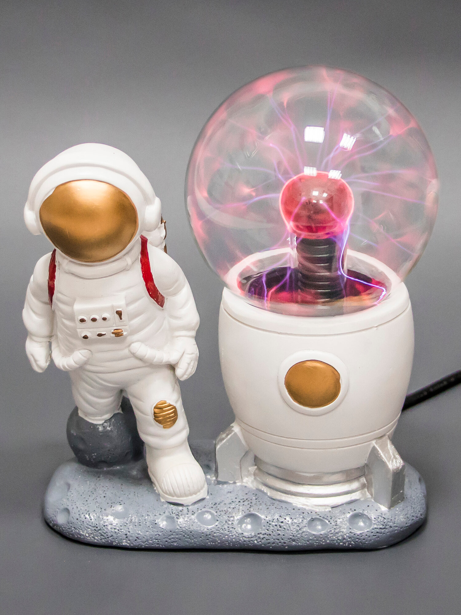 Светильник Плазменный шар "Плазма Plasma Космос N 1" D-10 см, гигантский магический шар с молниями, подарок