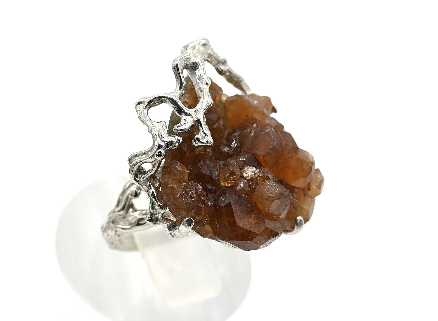 Кольцо, гранат