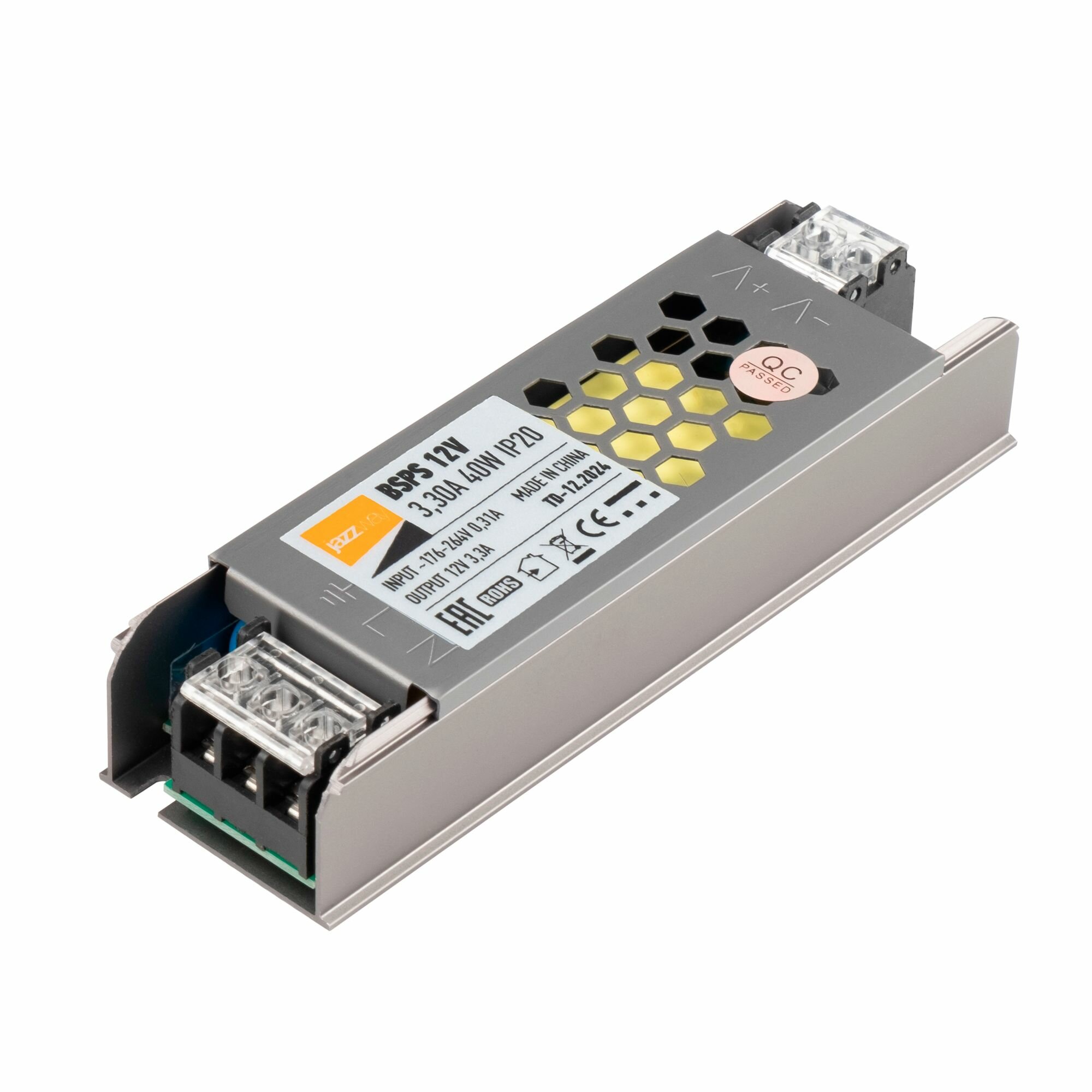 Блок питания для светодиодной ленты 12V 40W IP20 Jazzway