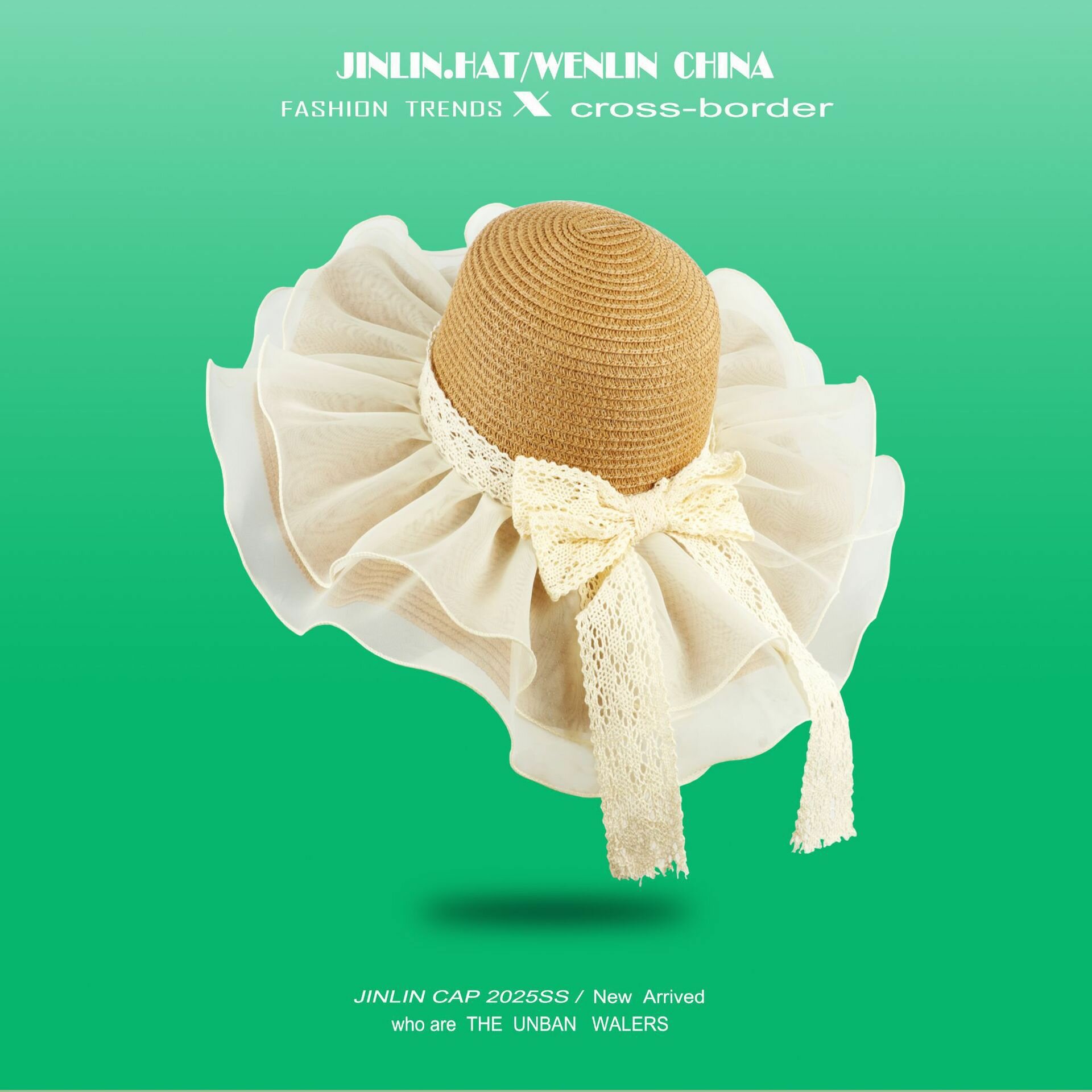 Французская соломенная шляпа с большими полями и кружевной лентой, соломенная шляпа с бантом, женская плетеная шляпа от солнца для пляжного отдыха, кружевная сетчатая шляпа