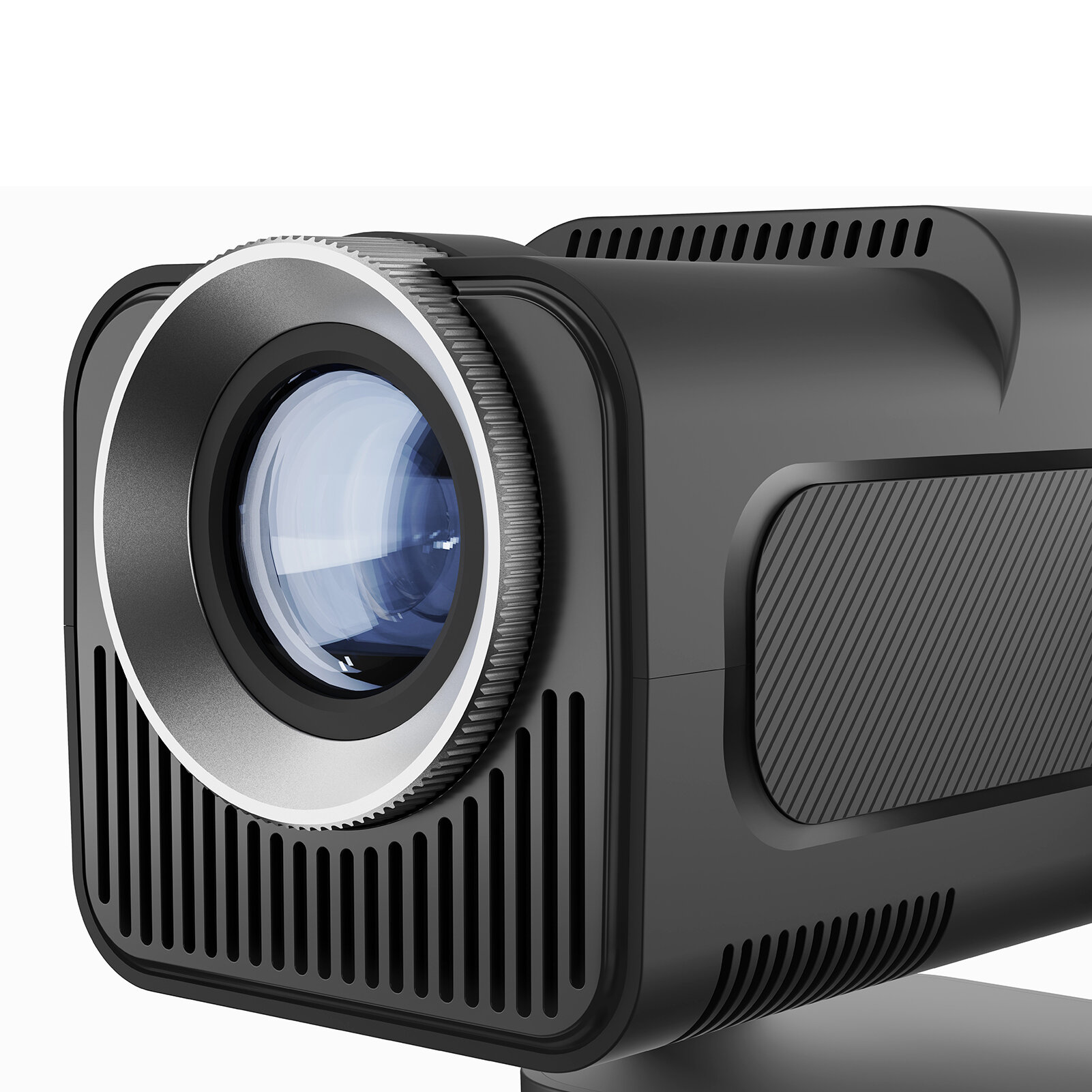 Portable 1080p LCD-проектор Smart BT Projector для телефона с автоматическим Keystone 180 ° Регулируемый высокочасный настольный проектор встроенный Android 11 Android 11