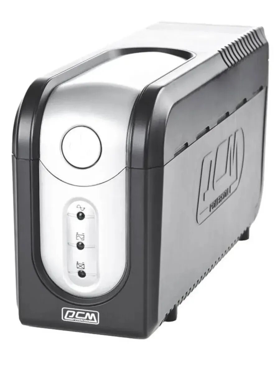 ИБП Powercom IMP-625AP, интерактивный, черный, 625ВА, 5 розеток, USB