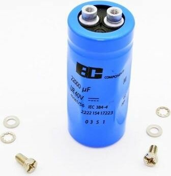 Конденсатор VISHAY MAL210117223E3 Конденсатор электролитический 22000мкФ 40В -37x83мм 20П 10000ч 1шт