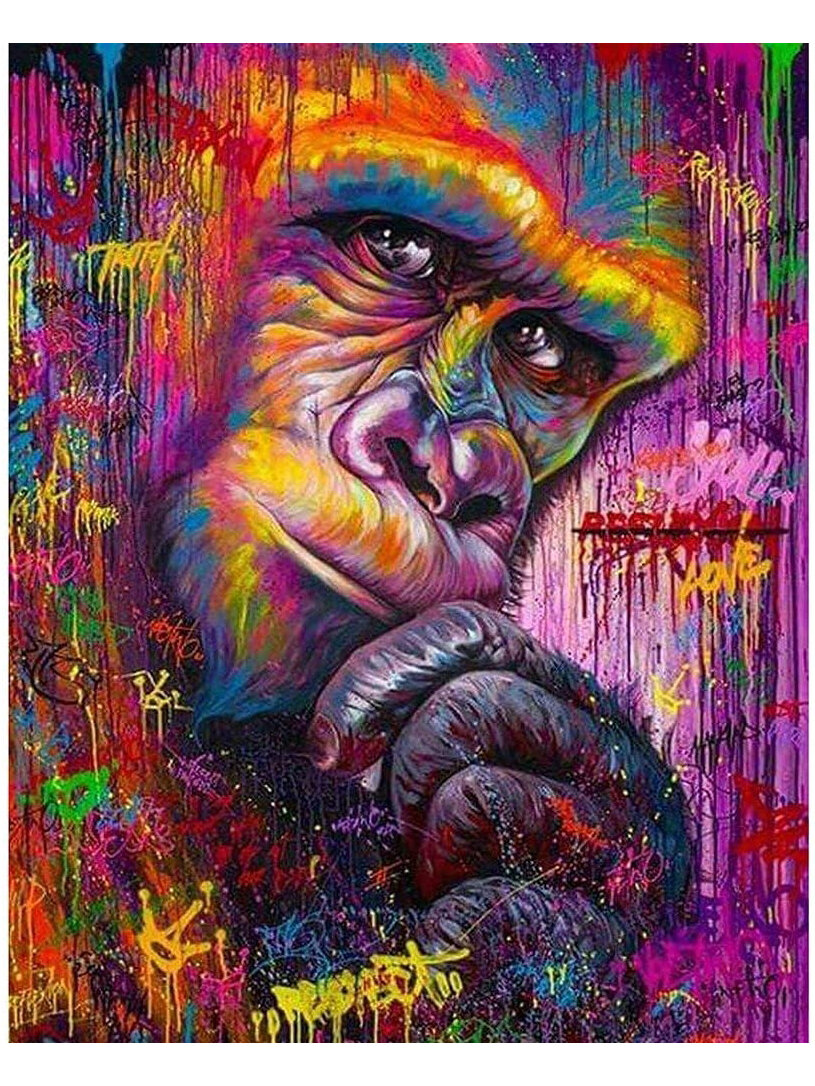 Набор для живописи "DIY", масляными красками, холст, с кистями, акриловые краски, от 3 лет，