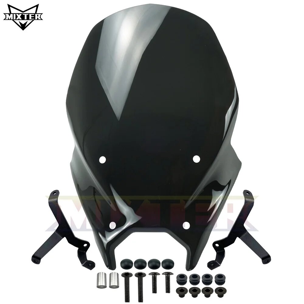 Новое поколение для YAMAHA MT-09 2024 2025 MT09 SP Y-AMT, туристический козырек на лобовое black